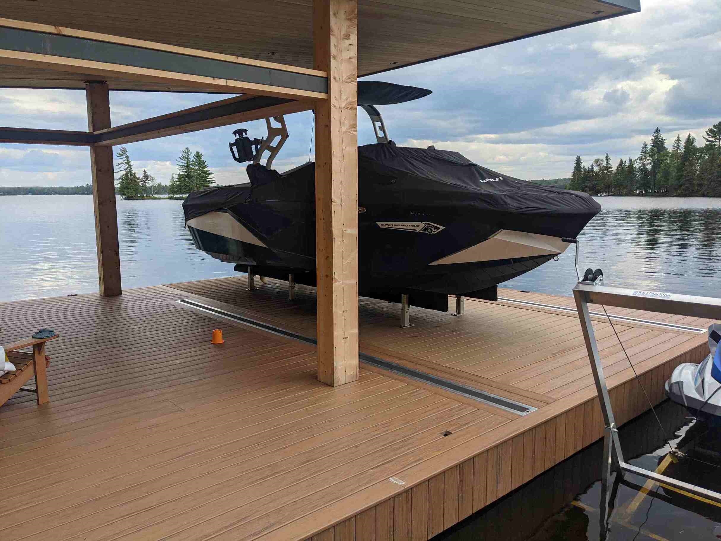 Boat Lifts Made in Lakefield, Ontario – R & J Machine