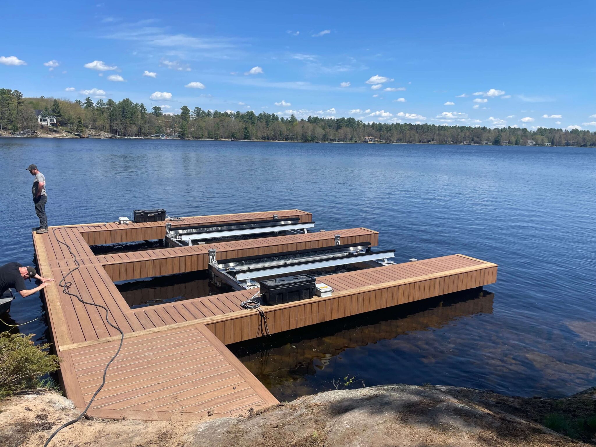 Steel Pile Permanent Docks - R&J Machine