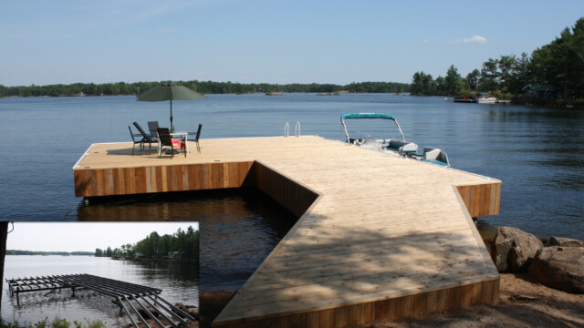 Steel Pile Permanent Docks - R & J Machine