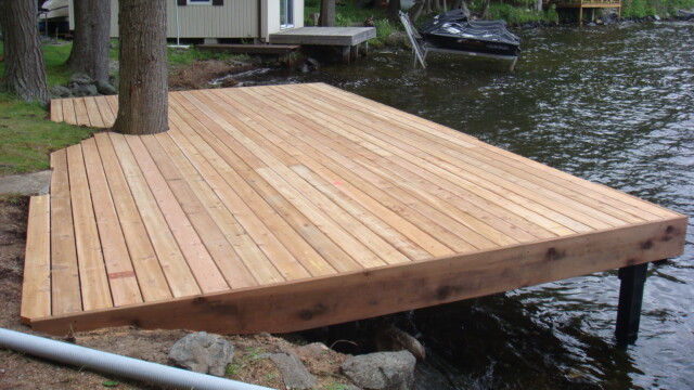 Steel Pile Permanent Docks - R & J Machine