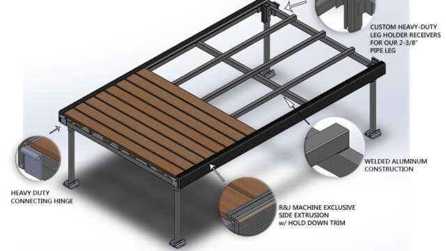 WaveX Modular Dock & Aluminum Docking – R & J Machine