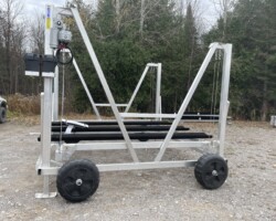 Pontoon Boat Lifts | Shallow Water Pontoon Lifts – R & J Machine